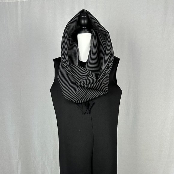 Heydari | Jackets & Coats | Heydari Black And Gray Striped Vest Size Xl ...
